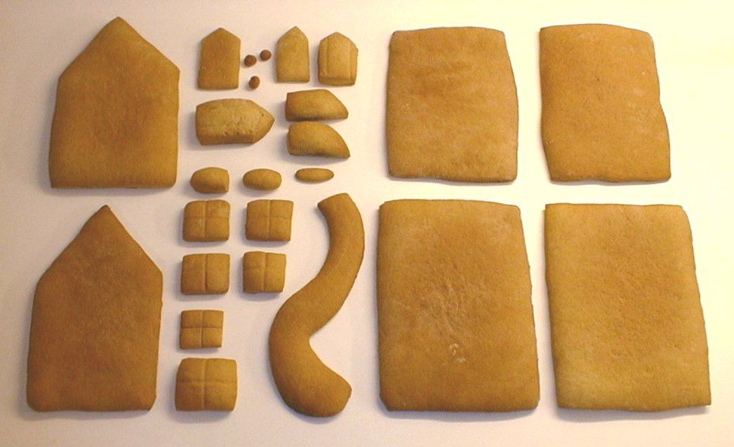 Christmas Customs - Gingerbread House Recipe Picture Free PDF