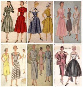 1950s Dressmaking Patterns - Glamour Fashion Fifties Sewing Pattern History